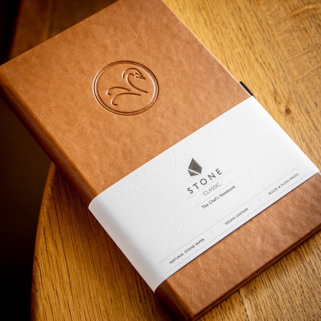 Black Swan Leather Notebook - Made in Oldstead